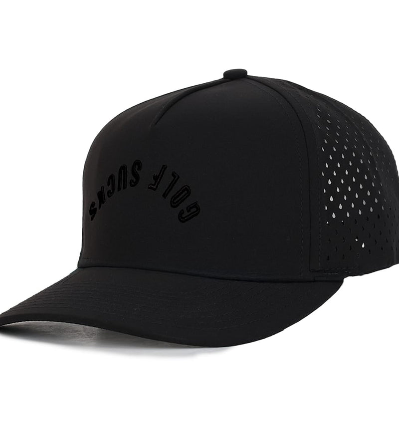 Golf Sucks Signature Waterproof Hat _sibling – sixhatssupply